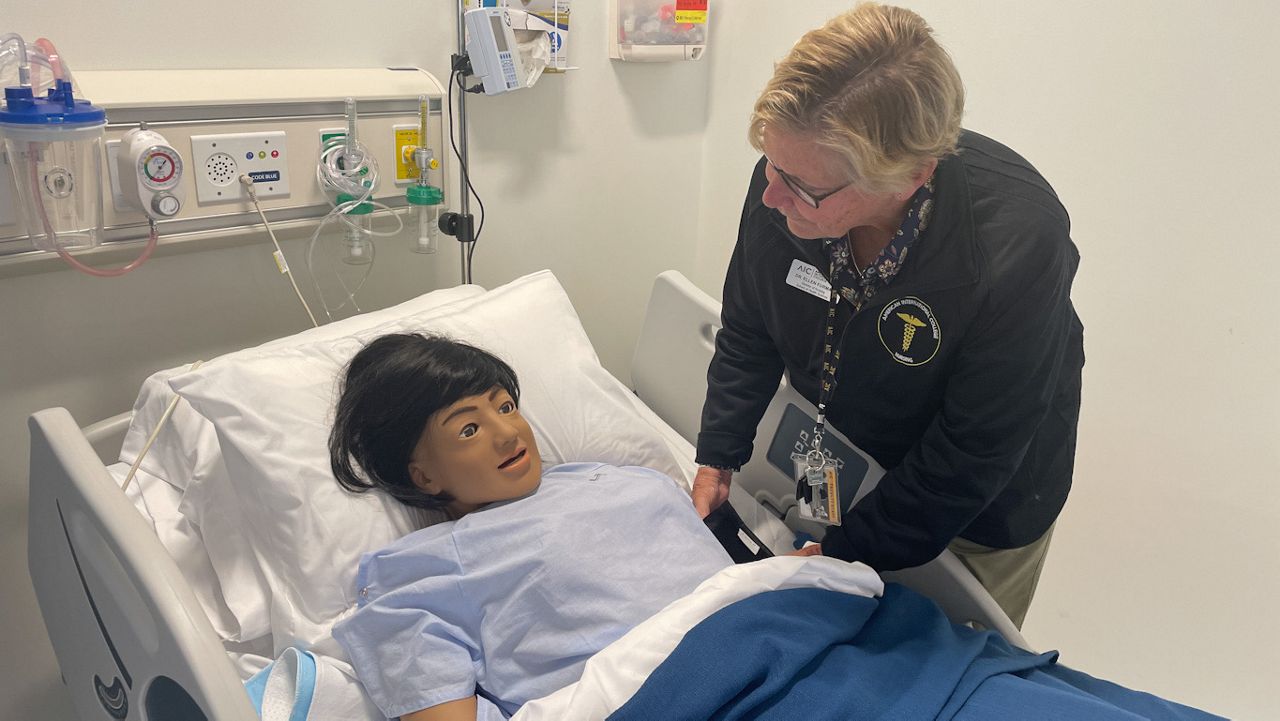 AIC students return to renovated lab after fire last year