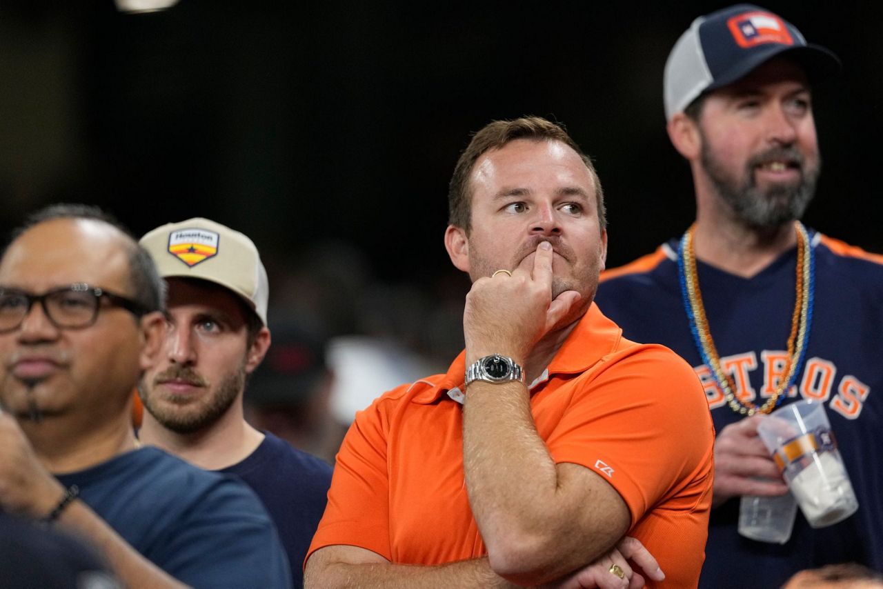 Astros starter Cristian Javier exits Game 7 of ALCS down 3-0 after ...