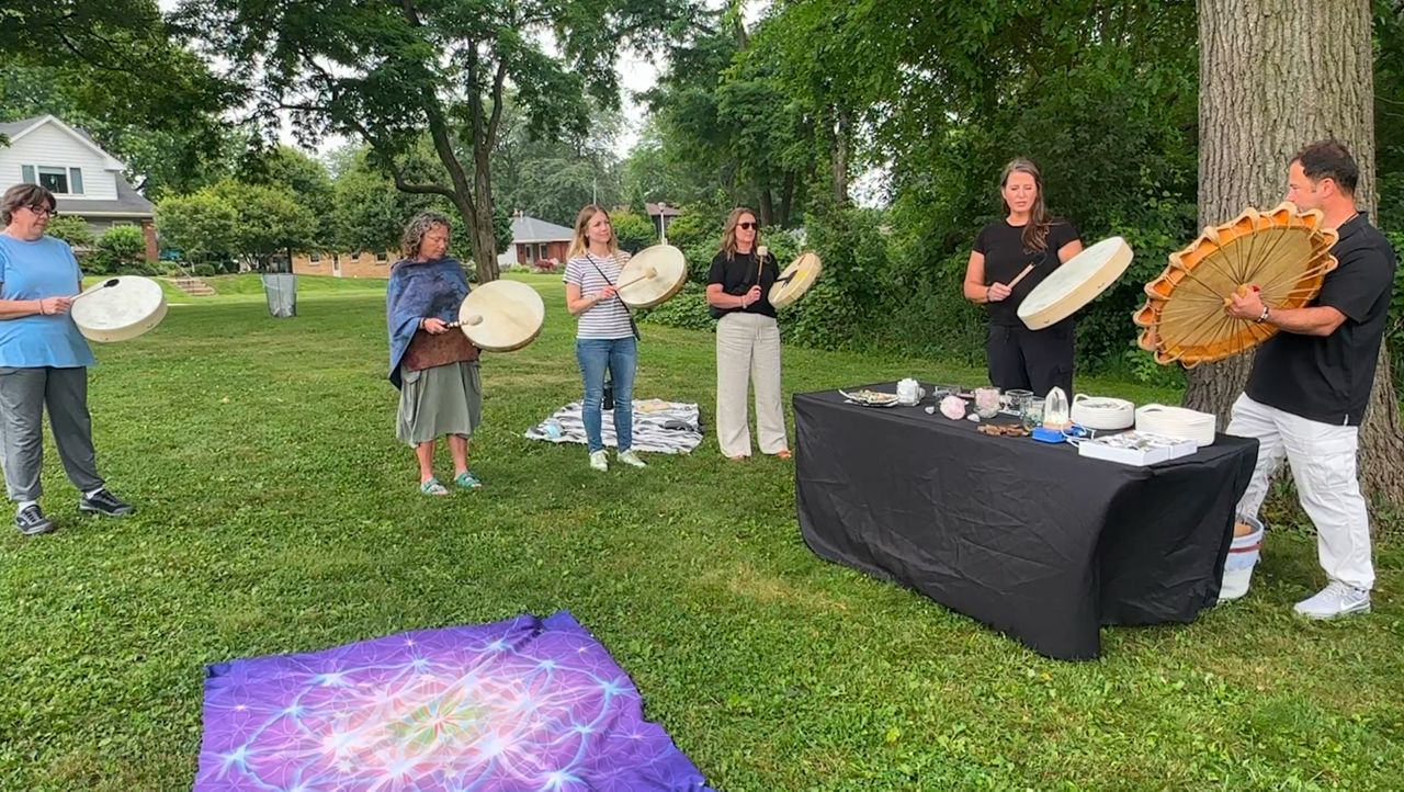Flying kites in memory of fallen MPD Officer Michalski