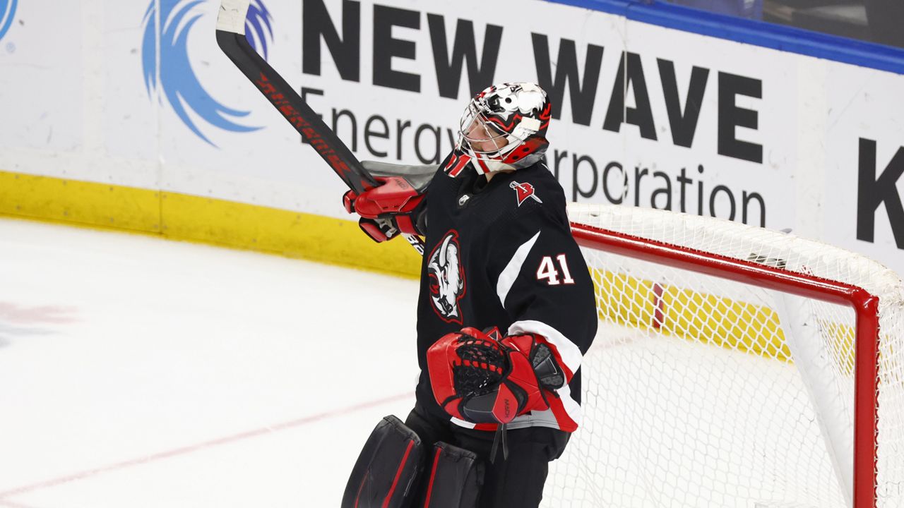 Anderson makes 30 saves, leads Sabres to 4-3 OT win vs. Sens