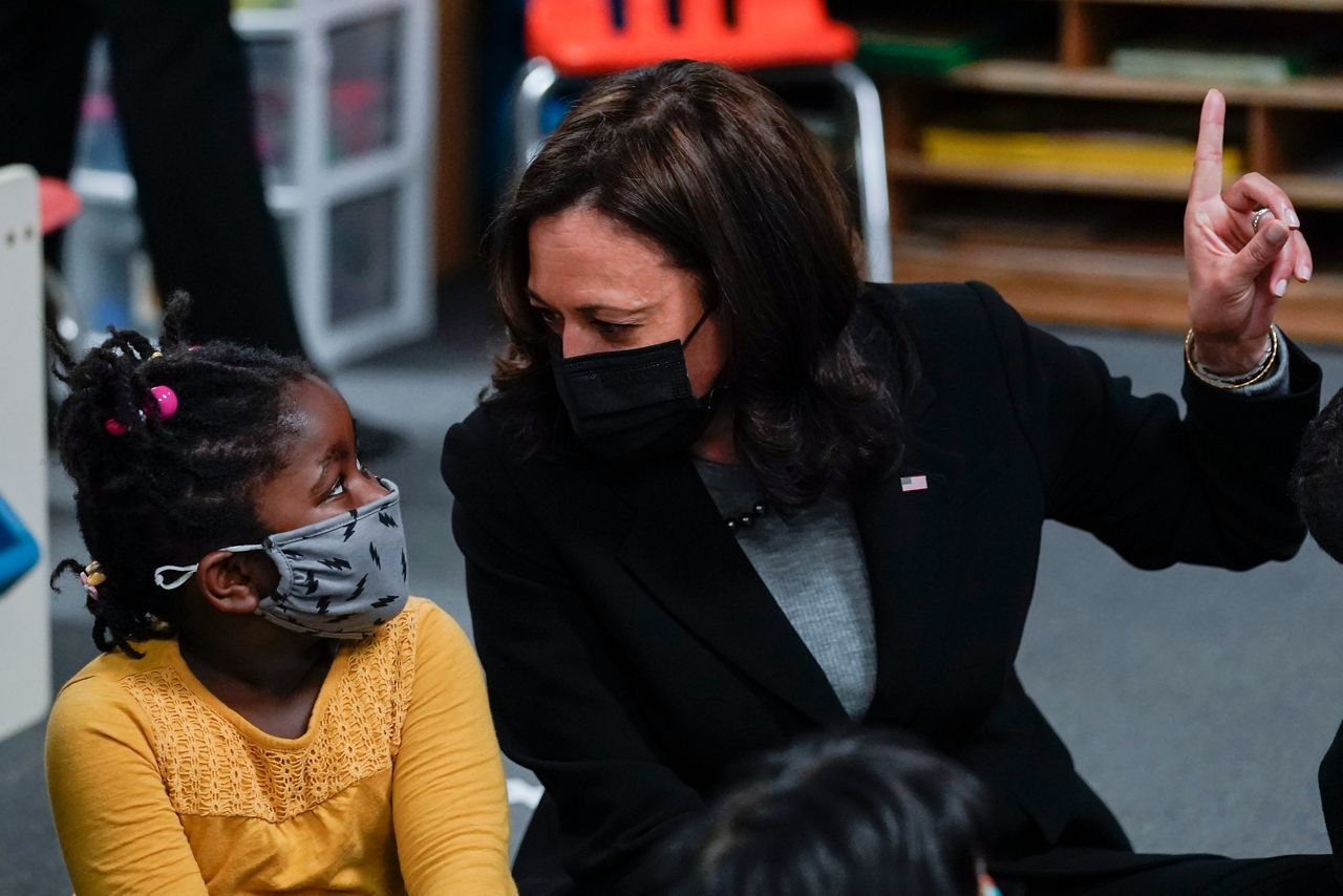 100 days in, Vice President Harris asks nation to think big