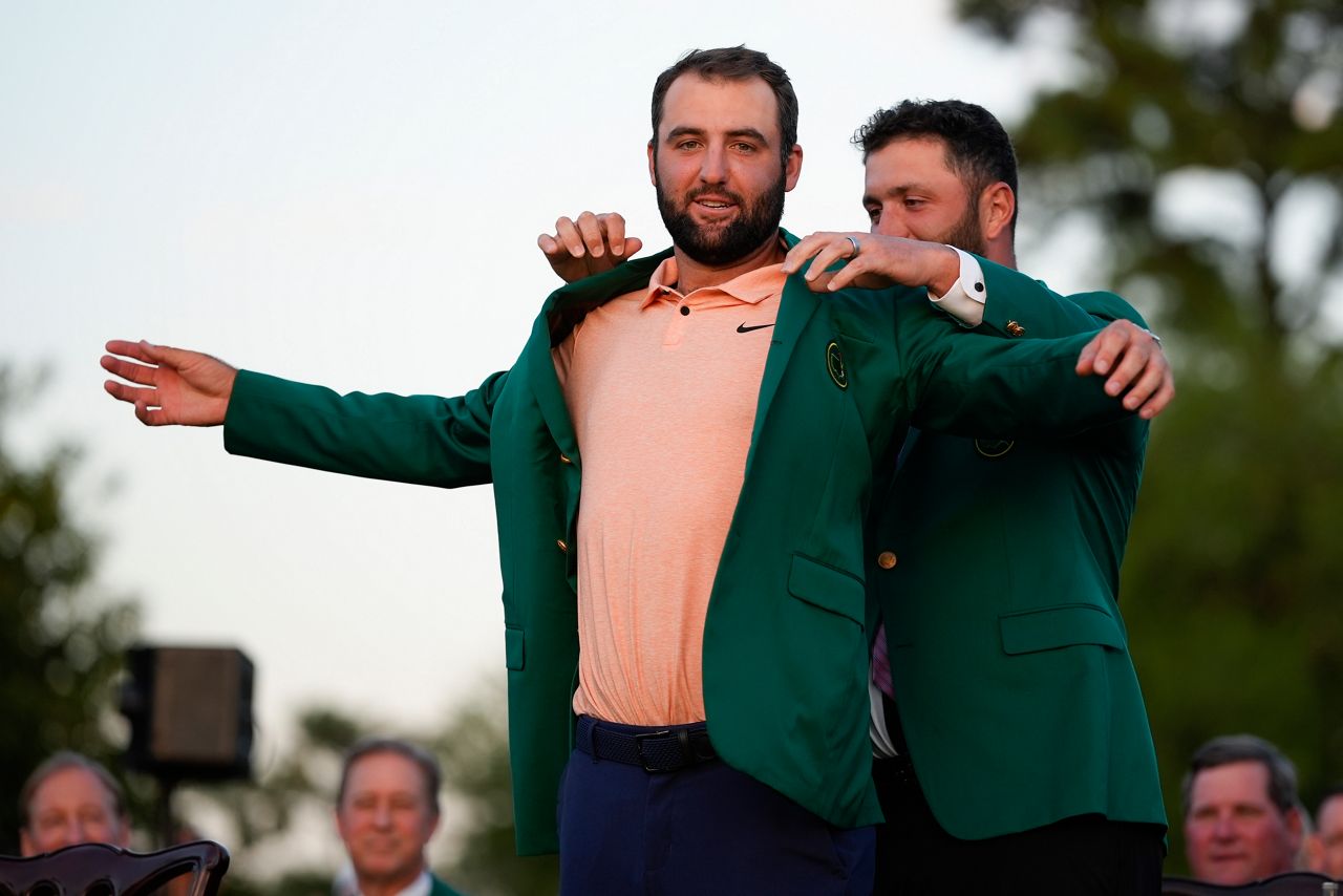 Scottie Scheffler wins another Masters green jacket