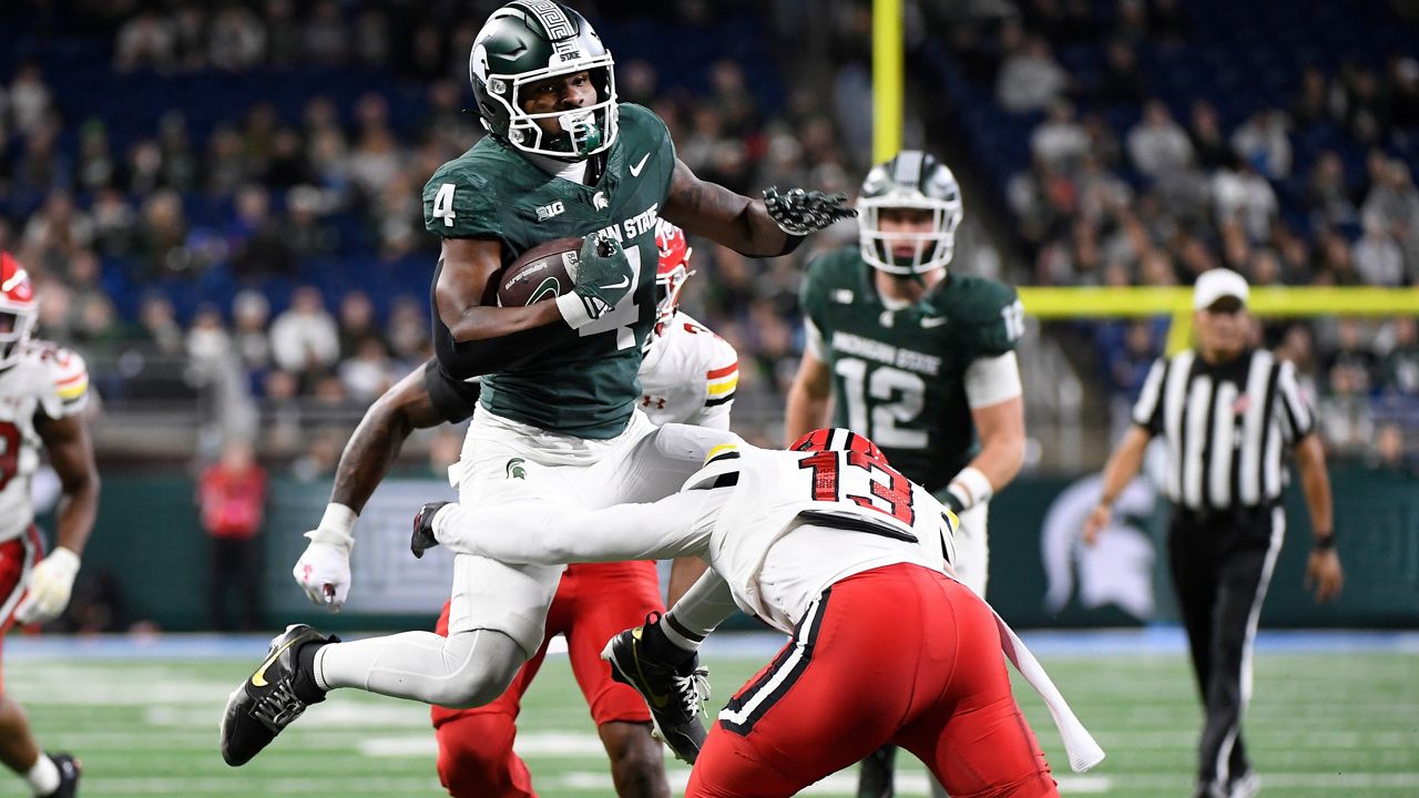 Michigan State beats Maryland 38-28 to end season