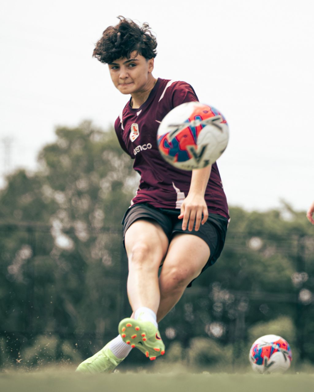 Iranian players granted asylum pictured training in Brisbane