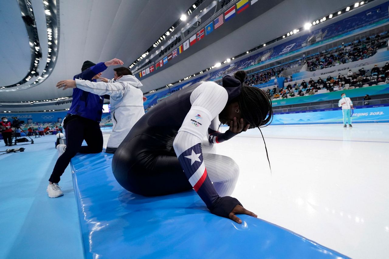 Golden moment: Jackson 1st Black woman speedskating medalist