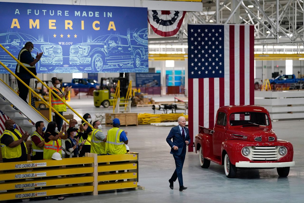 Biden to spotlight electric vehicle future he sees for US