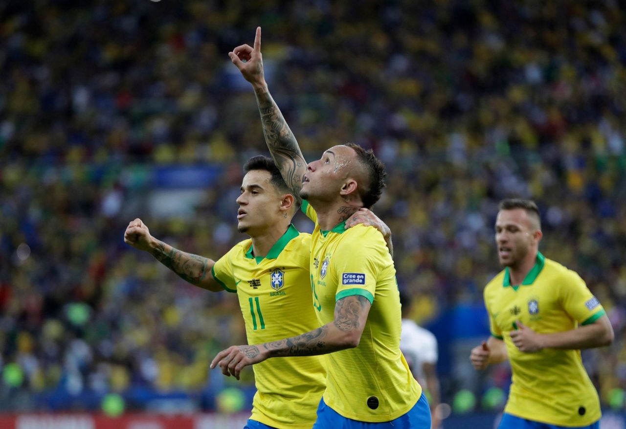 Brazil beats Peru to win 1st Copa América title since 2007