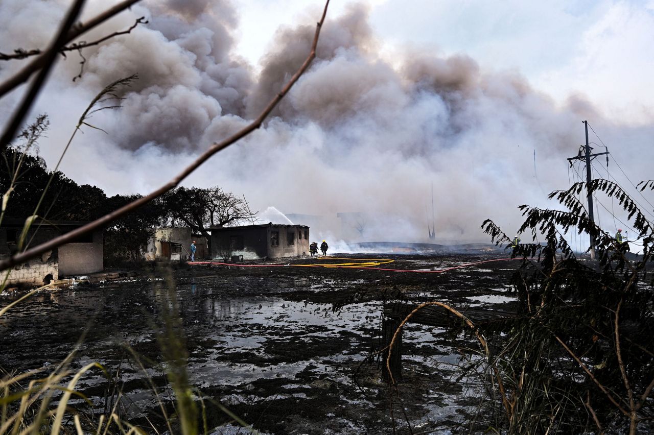 Raging fire consumes 4th tank at Cuba oil storage facility