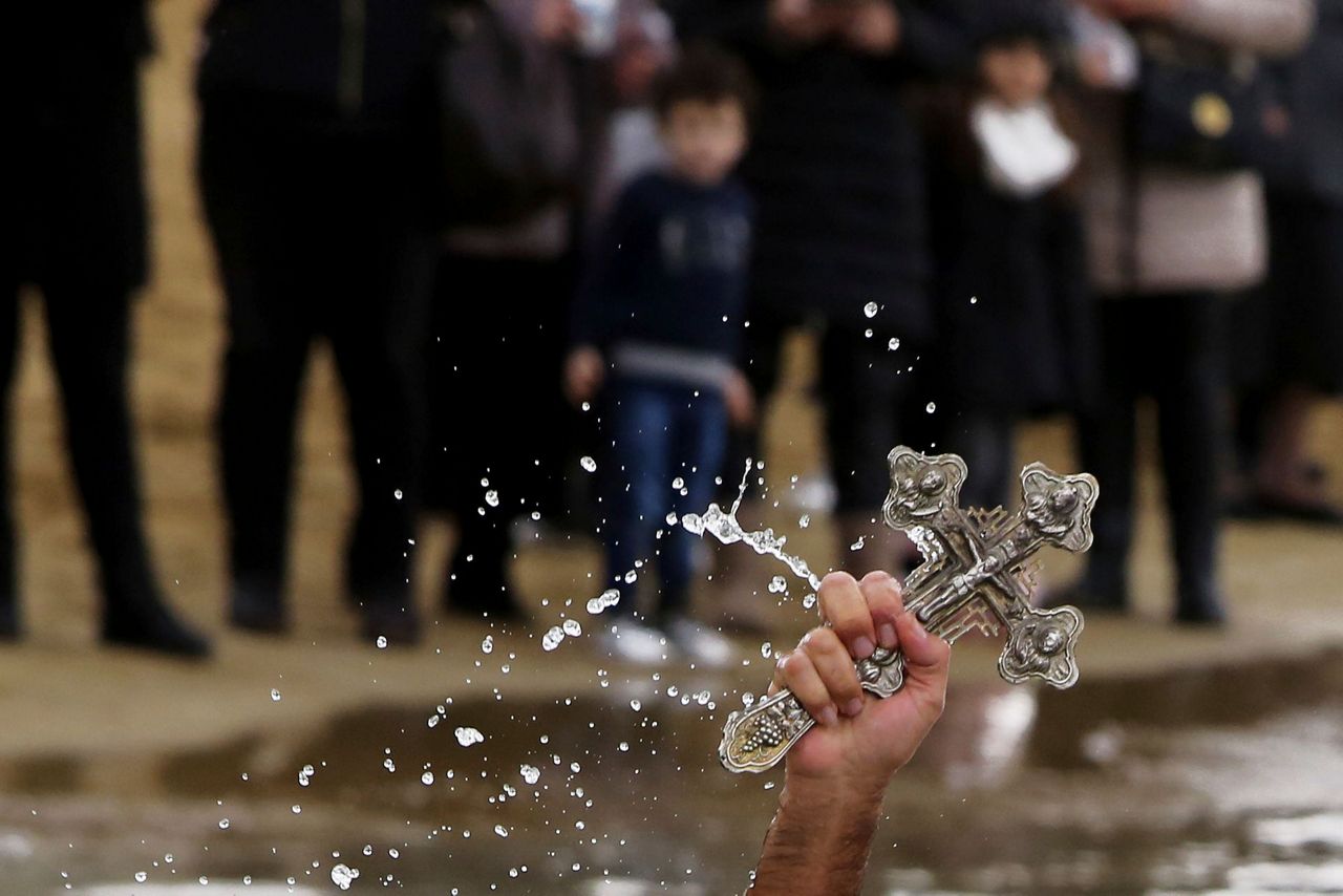 Ice bath for Jesus: Orthodox worshippers celebrate Epiphany