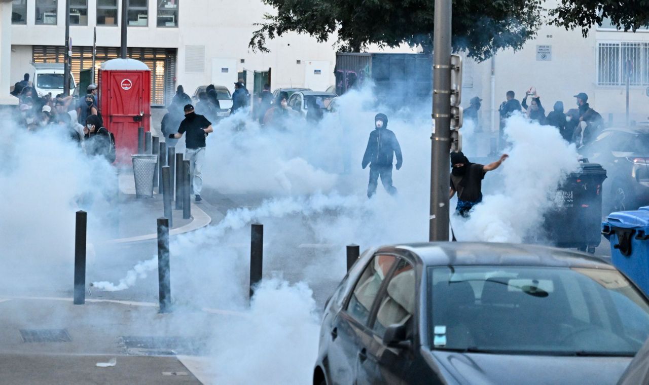 200 arrested in France as protesters clash with police