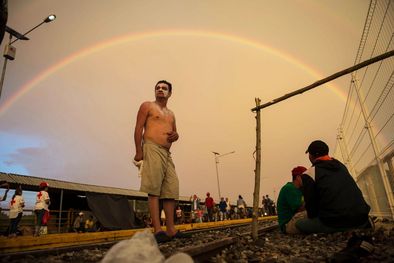 Weary migrants still far reaching US border