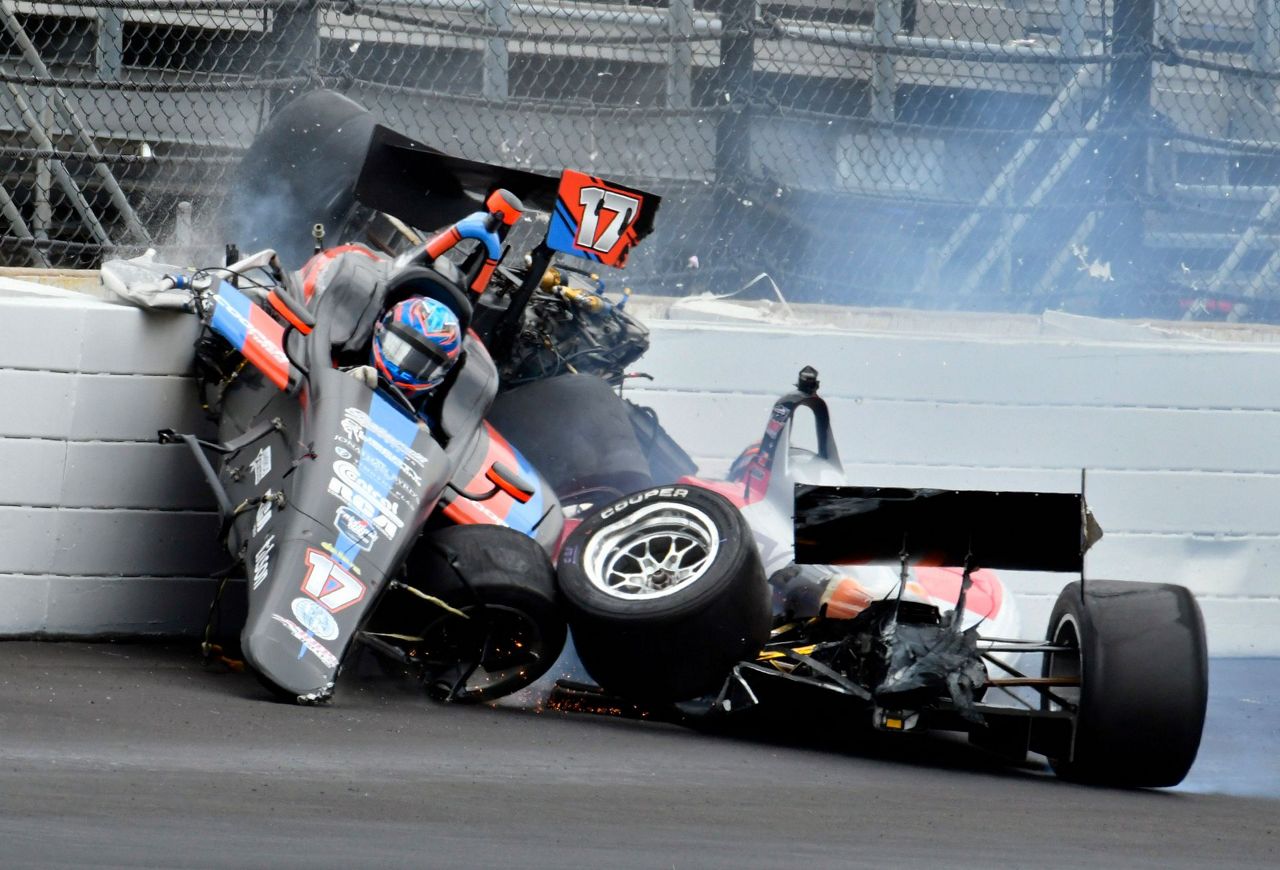 The Latest: Windom in Freedom 100 after sprint car crash
