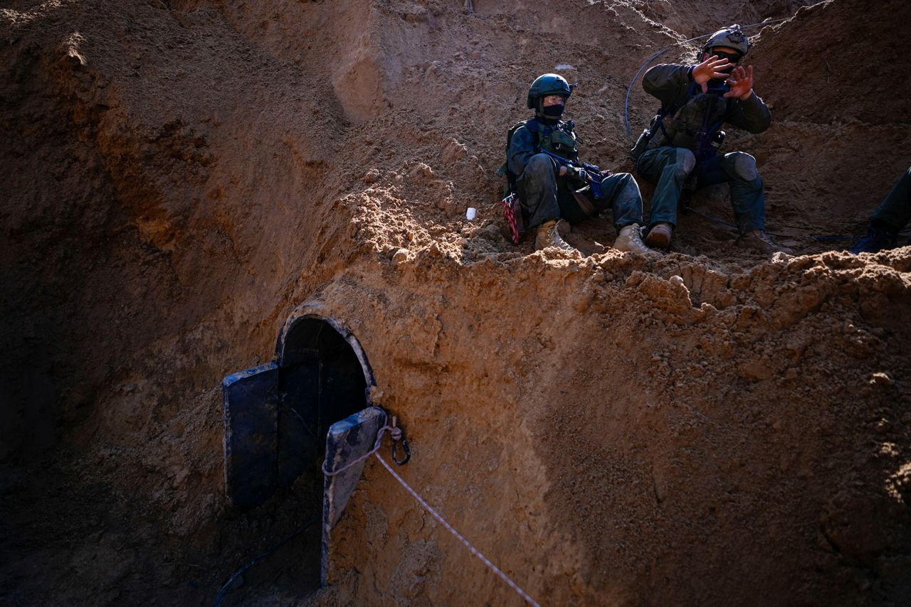 Israel unveils tunnels underneath Gaza City headquarters of UN agency ...