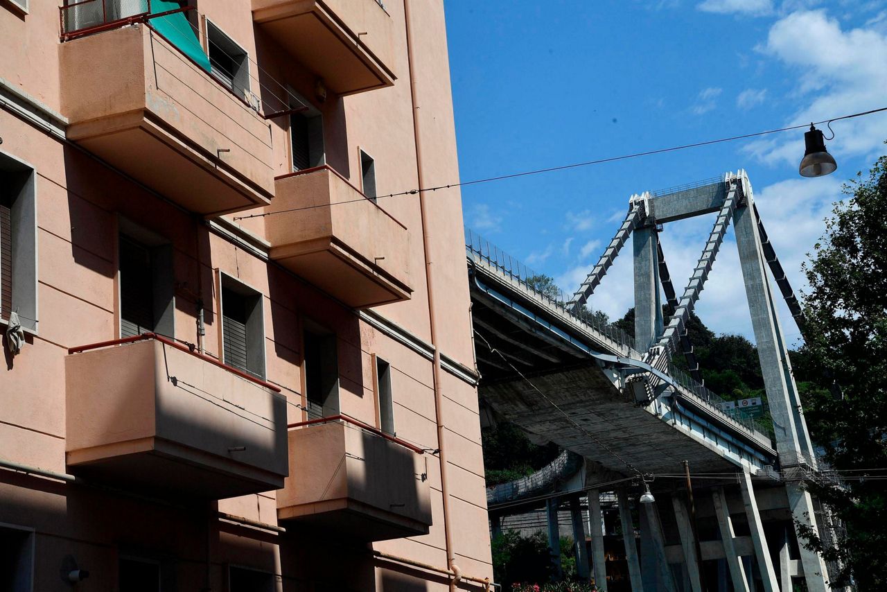 The Latest: Report: Italy bridge collapse death toll at 42