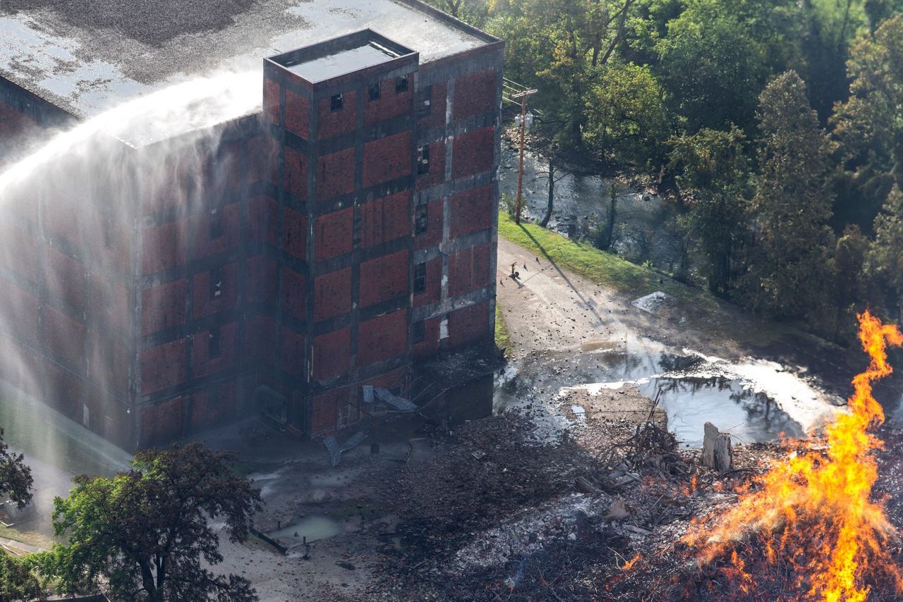 Decision on extinguishing Jim Beam fire a 'day or two' away