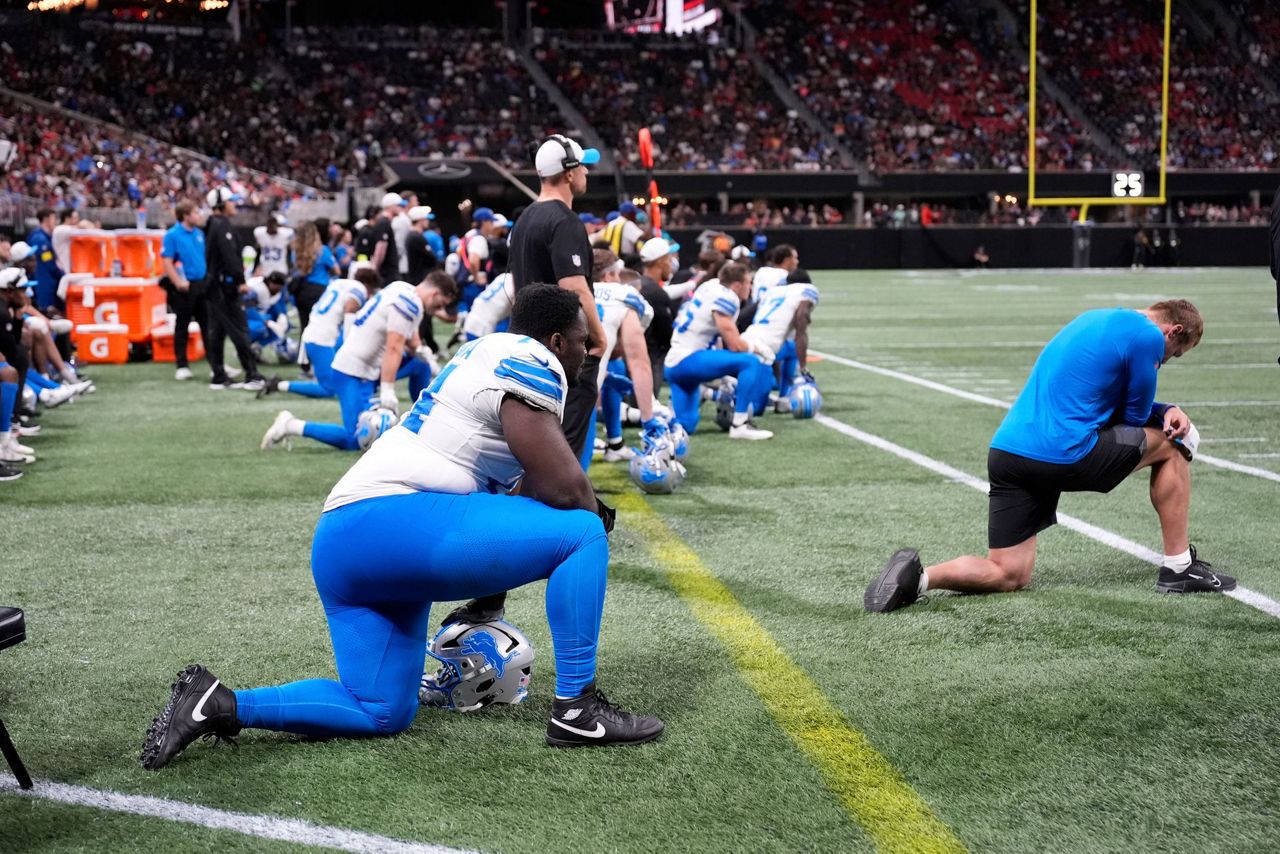 Lions' Norris taken off the field in an ambulance, with preseason stopped with 6:31 to go