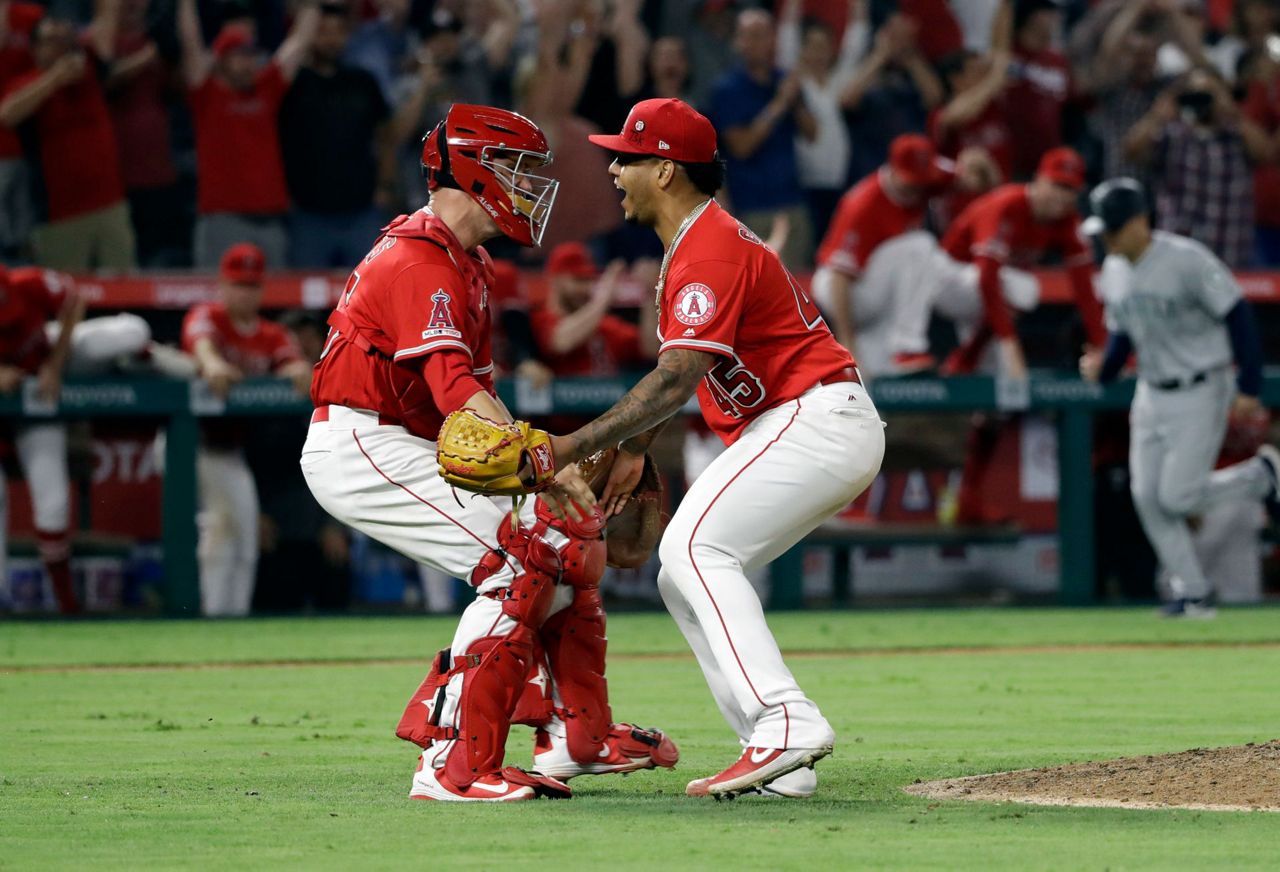 Angels' Cole, Pena combine for no-hitter against Mariners