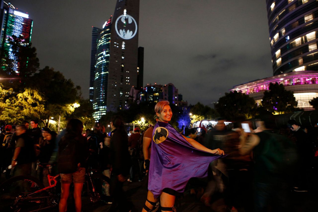 Holy anniversary! Displays of bat signal fete Batman at 80