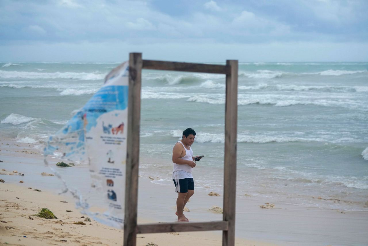 Hurricane Beryl takes aim at the Mexican resort of Tulum as a Category ...