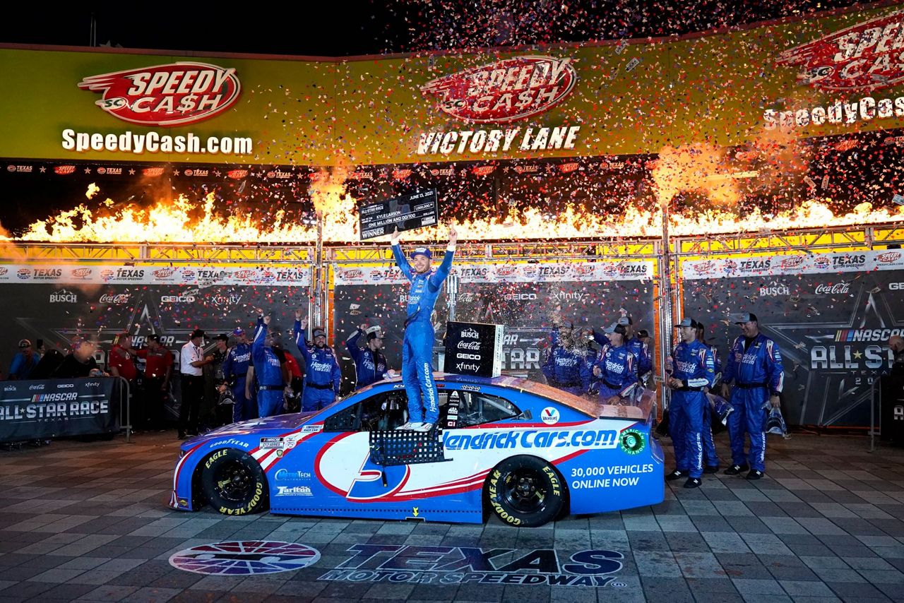 Chastain earns 1st NASCAR All-Star race berth from back