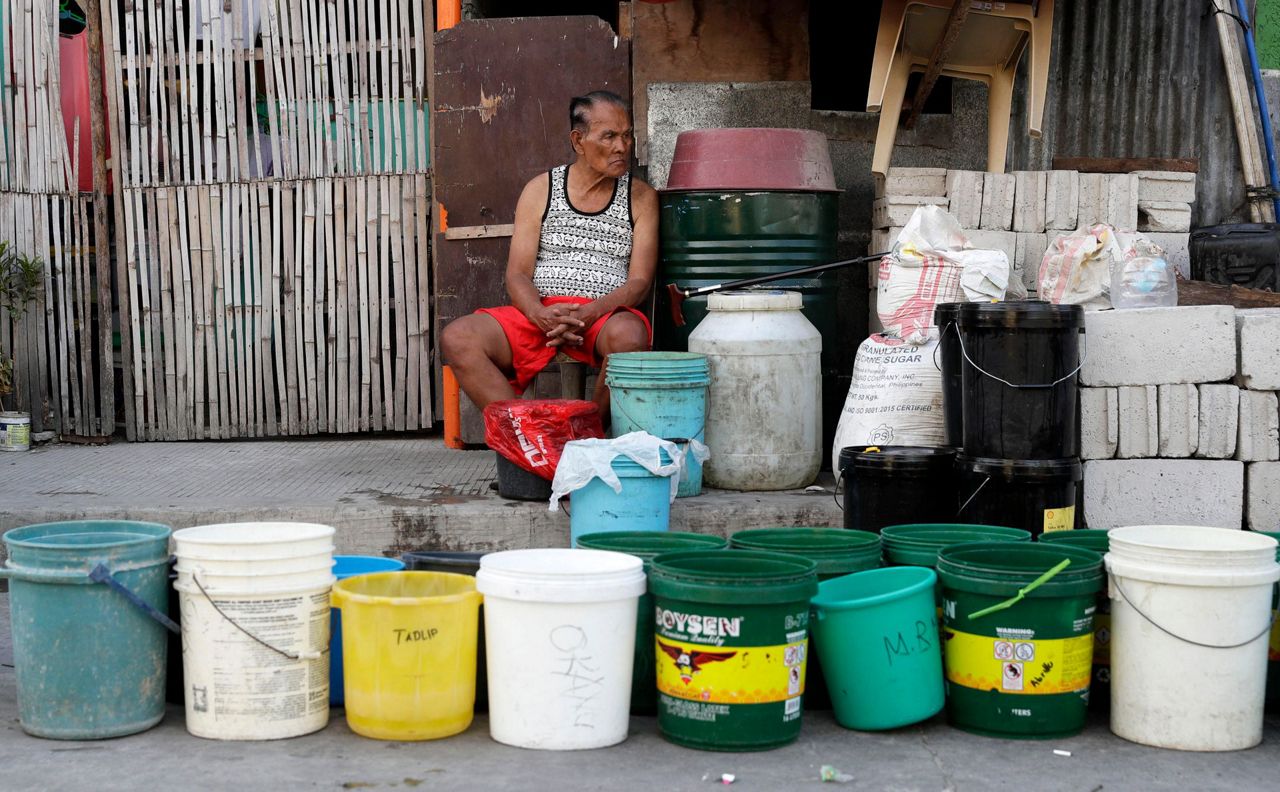Philippine water shortage affects more than 6 million people