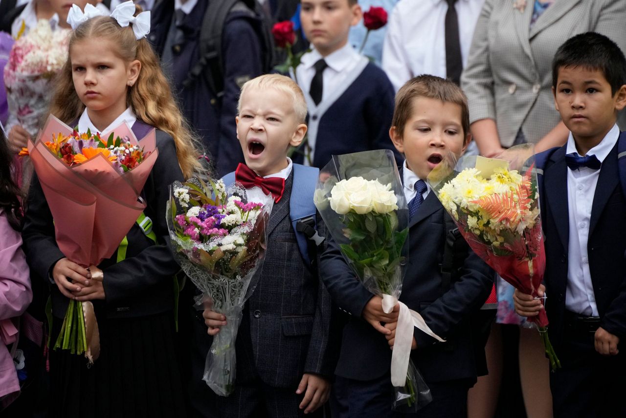 Russian students are returning to school, where they face new lessons ...
