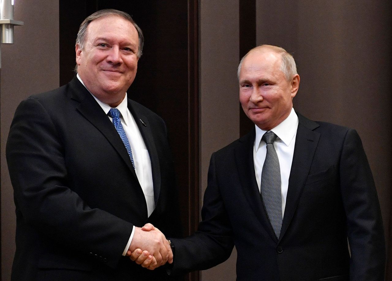 The Latest: US secretary of state arrives in Russia