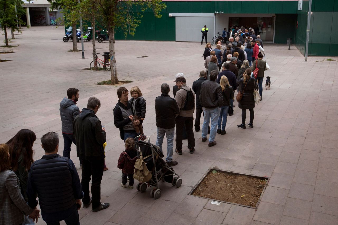 The Latest: Spain's prime minister votes in general election
