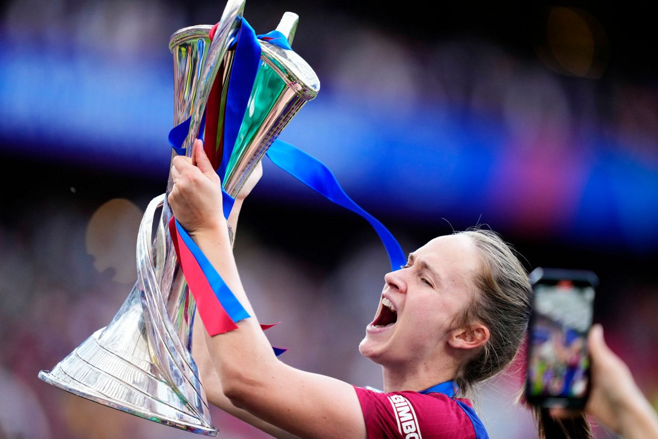 UEFA celebrates growth of women's soccer as Barcelona lifts another ...