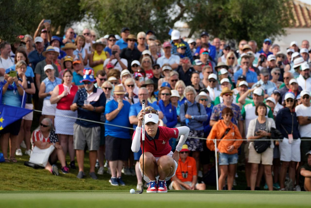 US sweeps favorite Europe to take 4-0 lead in opening session at ...