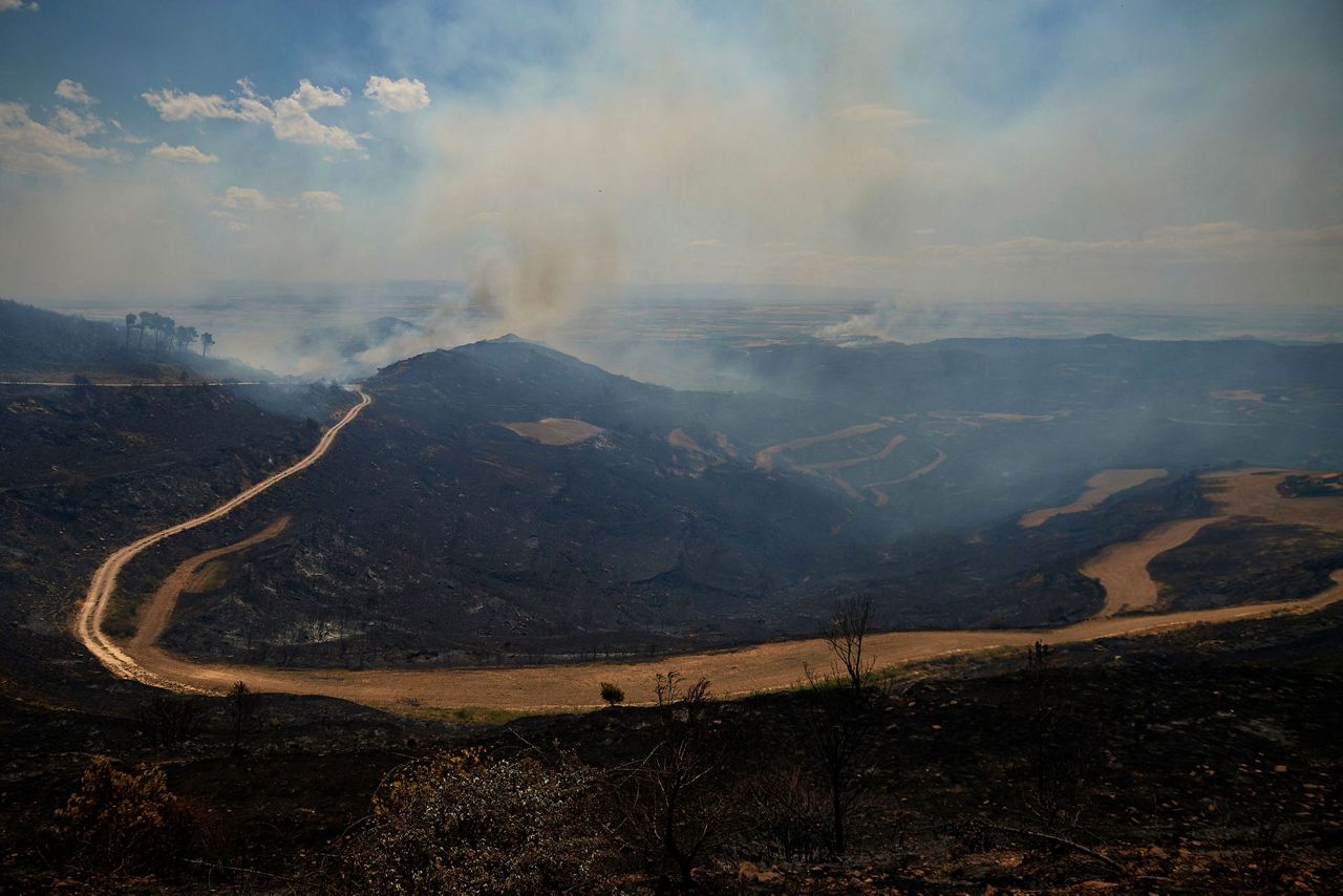 Firefighters in Spain battle wildfires across the country