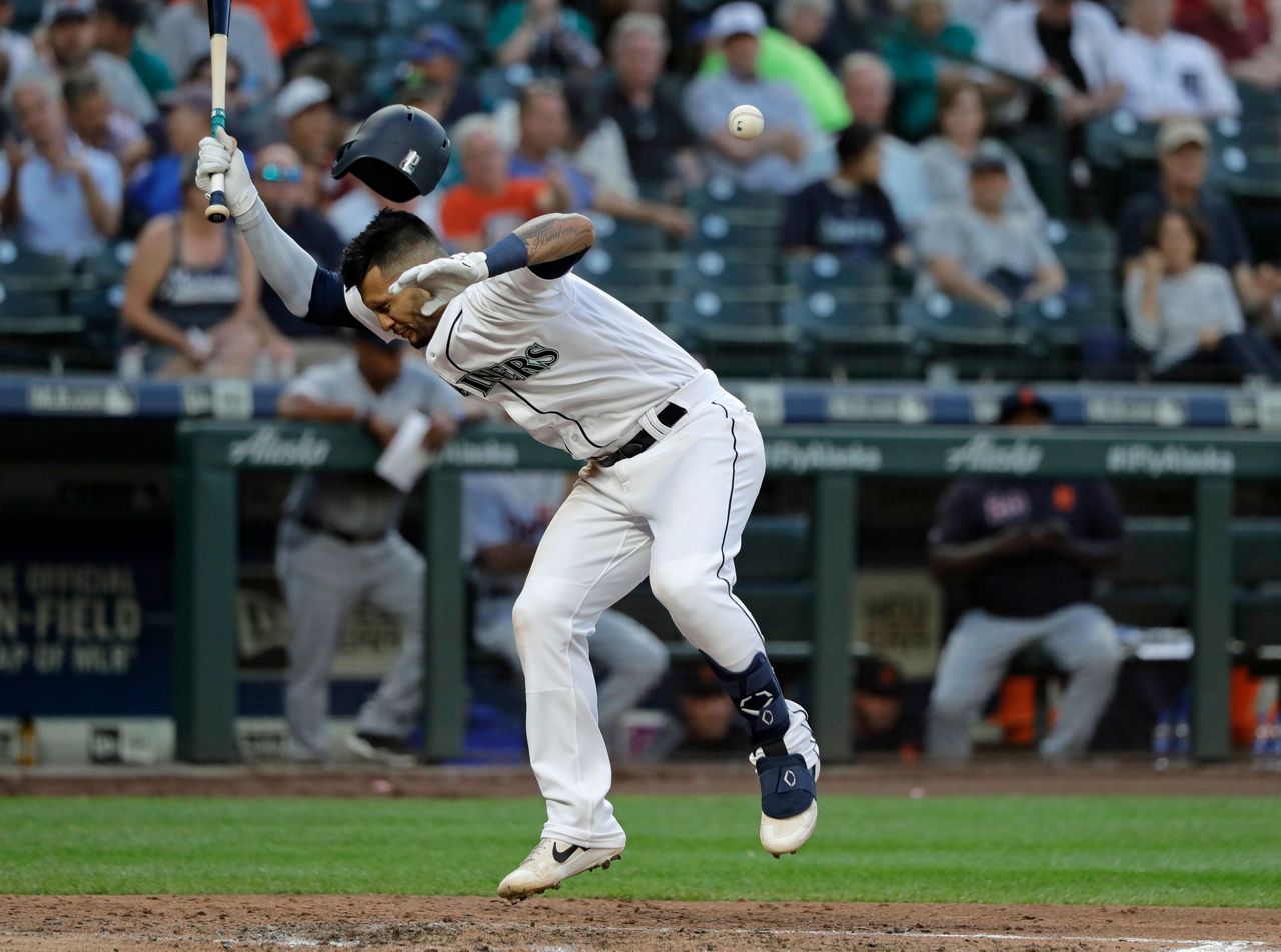 Mariners rookie Tim Lopes beaned in 1st major league start