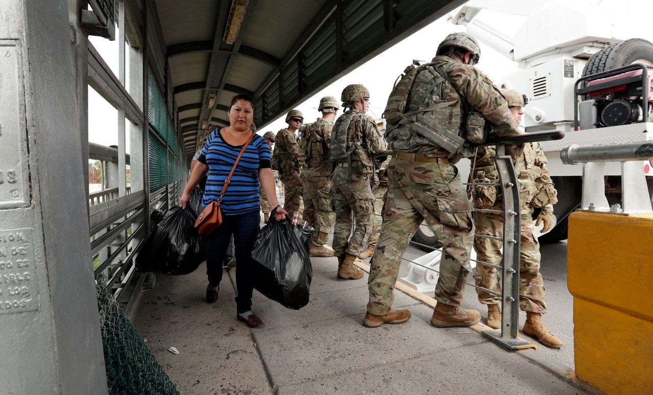 Soldiers on border could face decisions on use of force