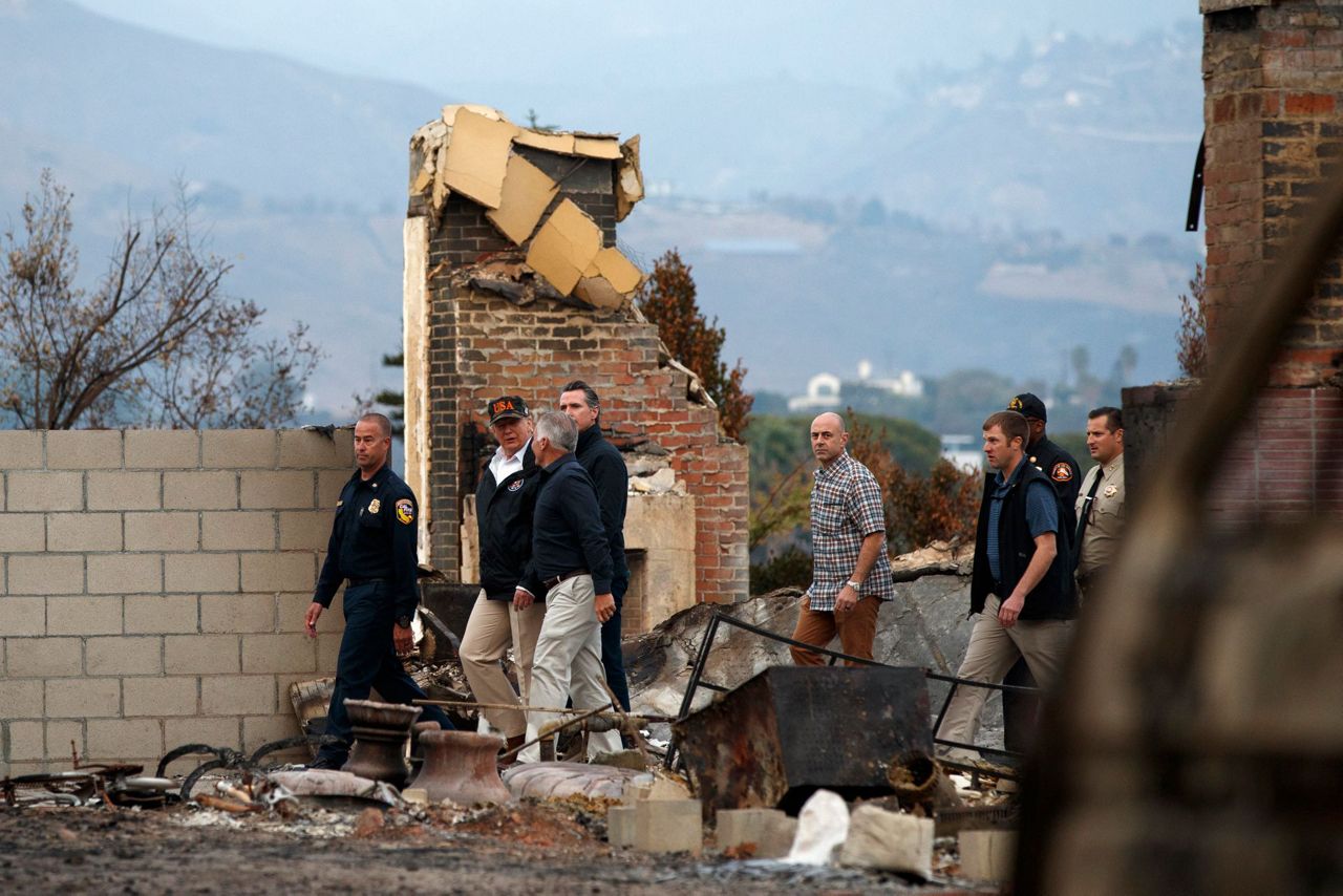 Trump to visit California fire scene as death toll rises
