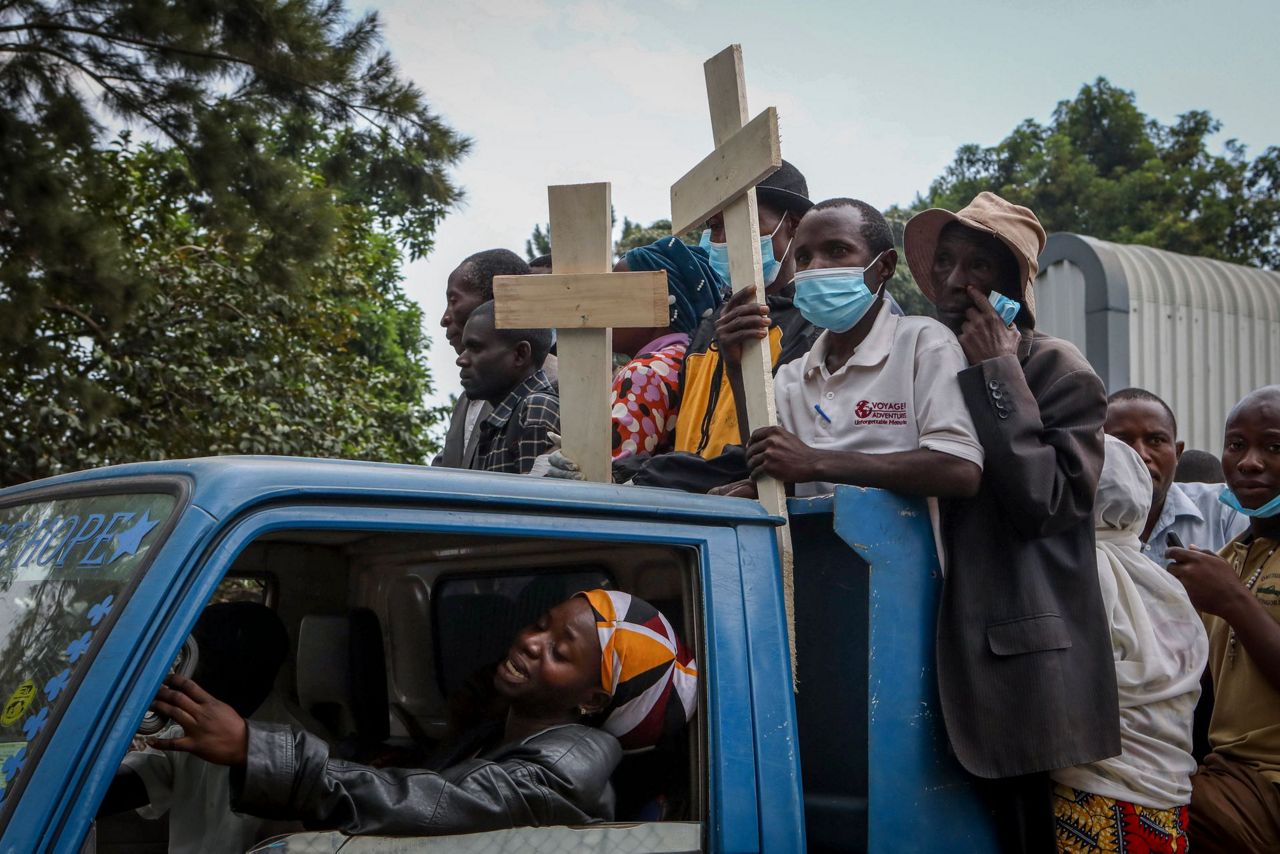 Ugandan border town prepares to bury victims of rebel massacre that ...