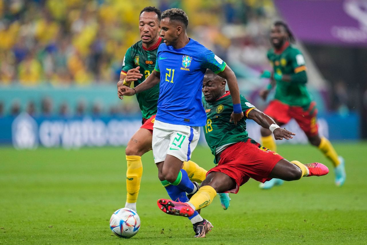 Cameroon beats Brazil 1-0 in final group game at World Cup
