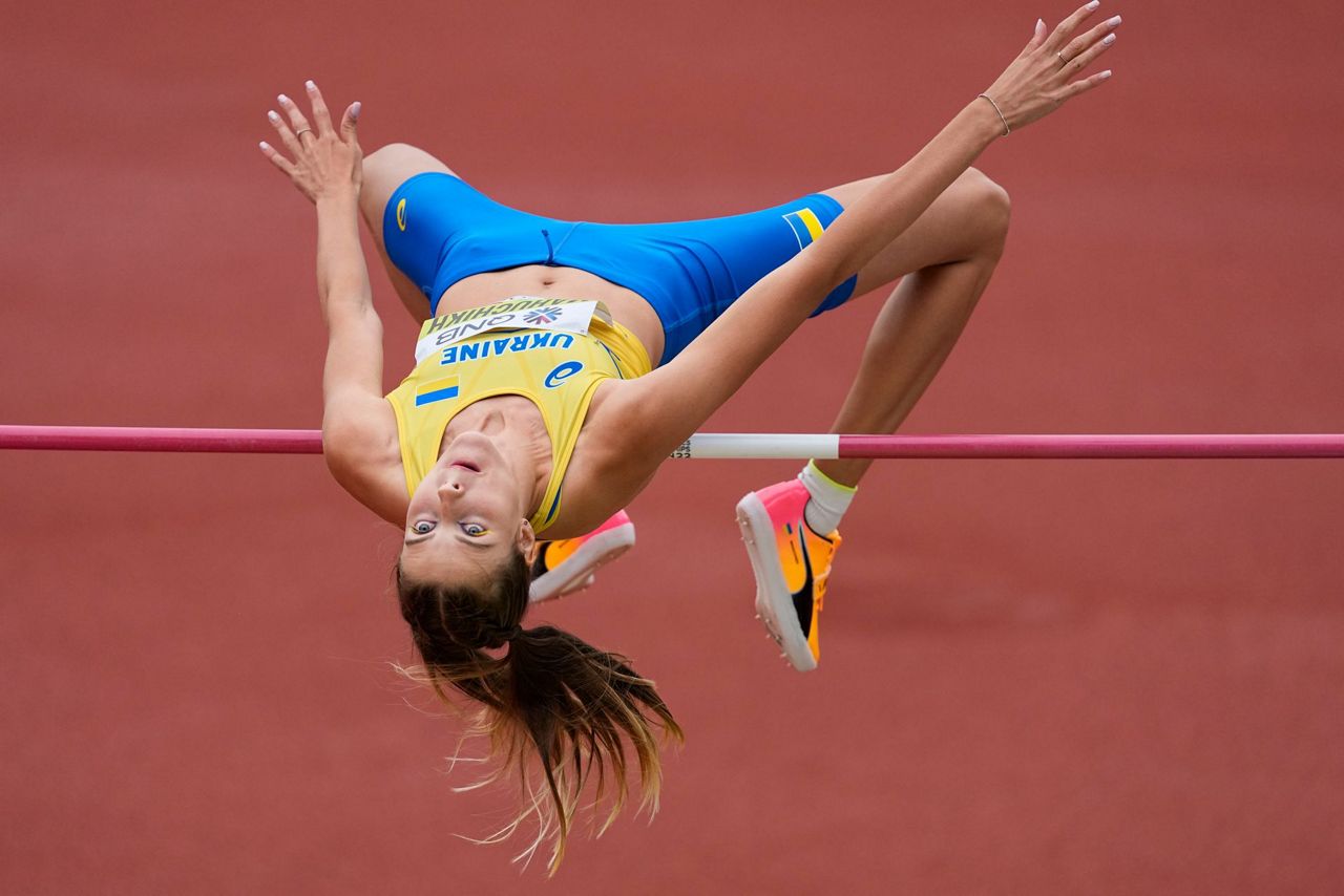 Ukraine on her mind as high jumper goes for gold at worlds