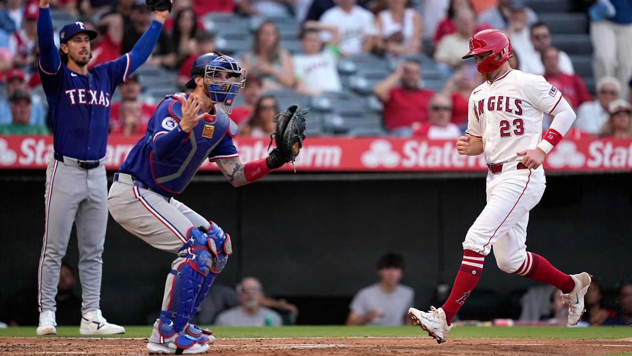 Neto and Moniak power Angels past Texas 7-2