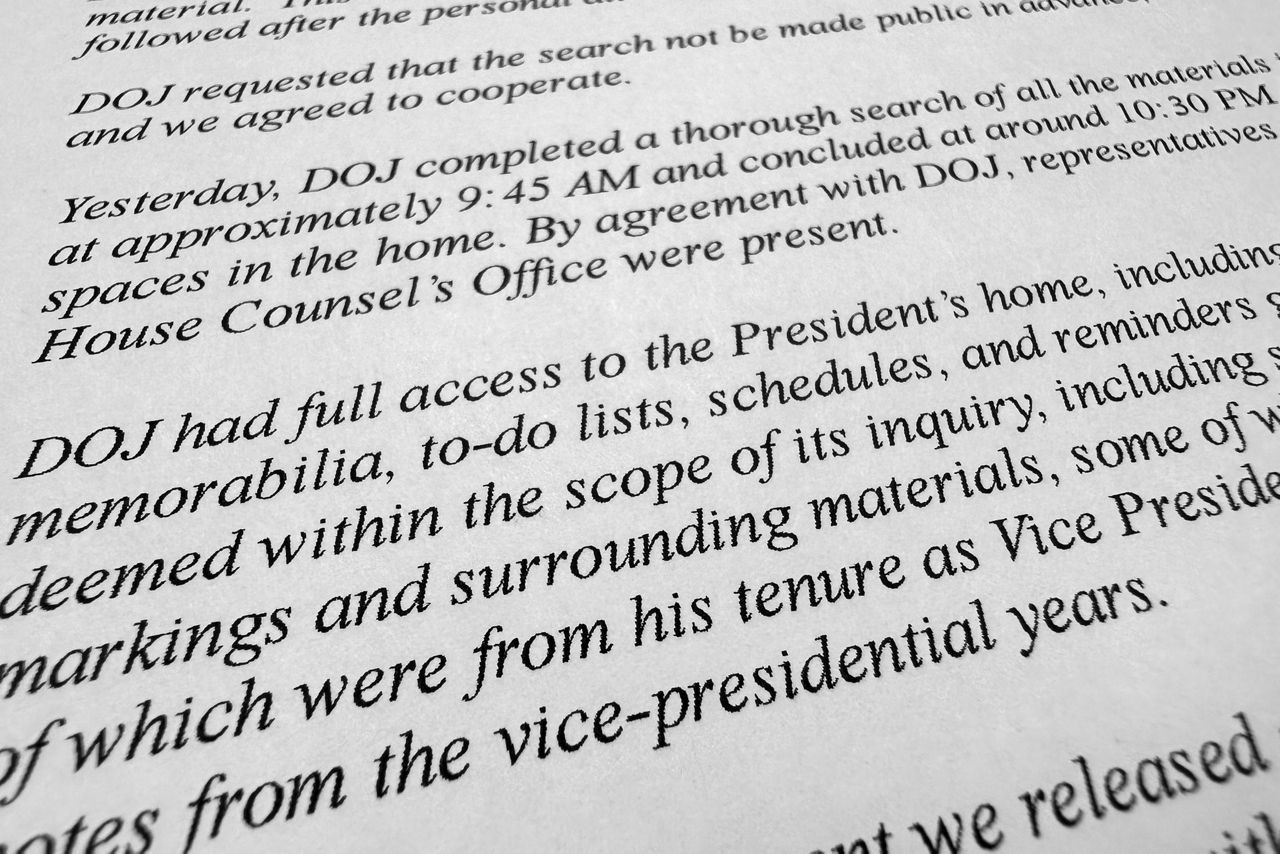 Biden's handwritten notes part of classified docs probe