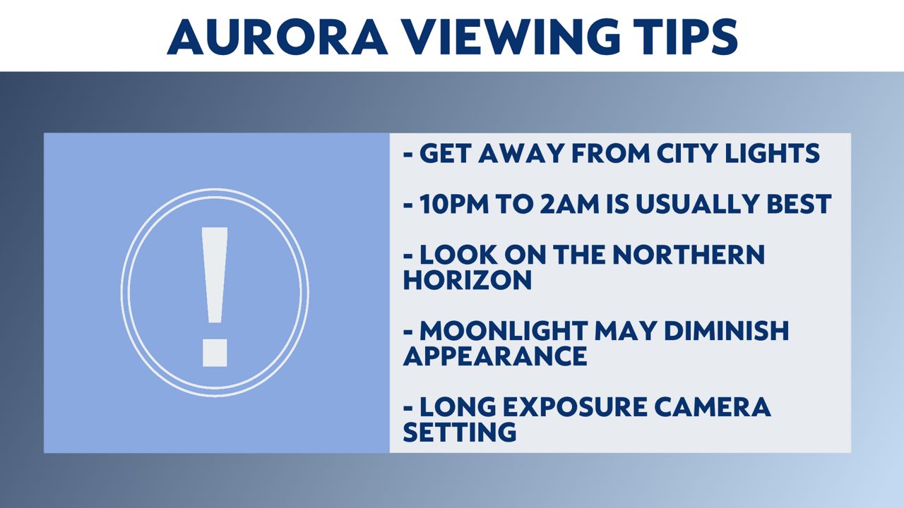 Northern Lights may be visible in Wisconsin Thursday night
