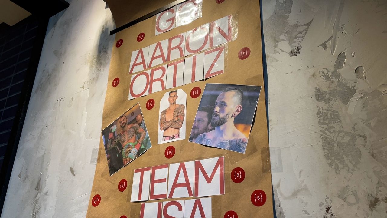 Supporting Worcester's Aaron Ortiz fighting in Paris