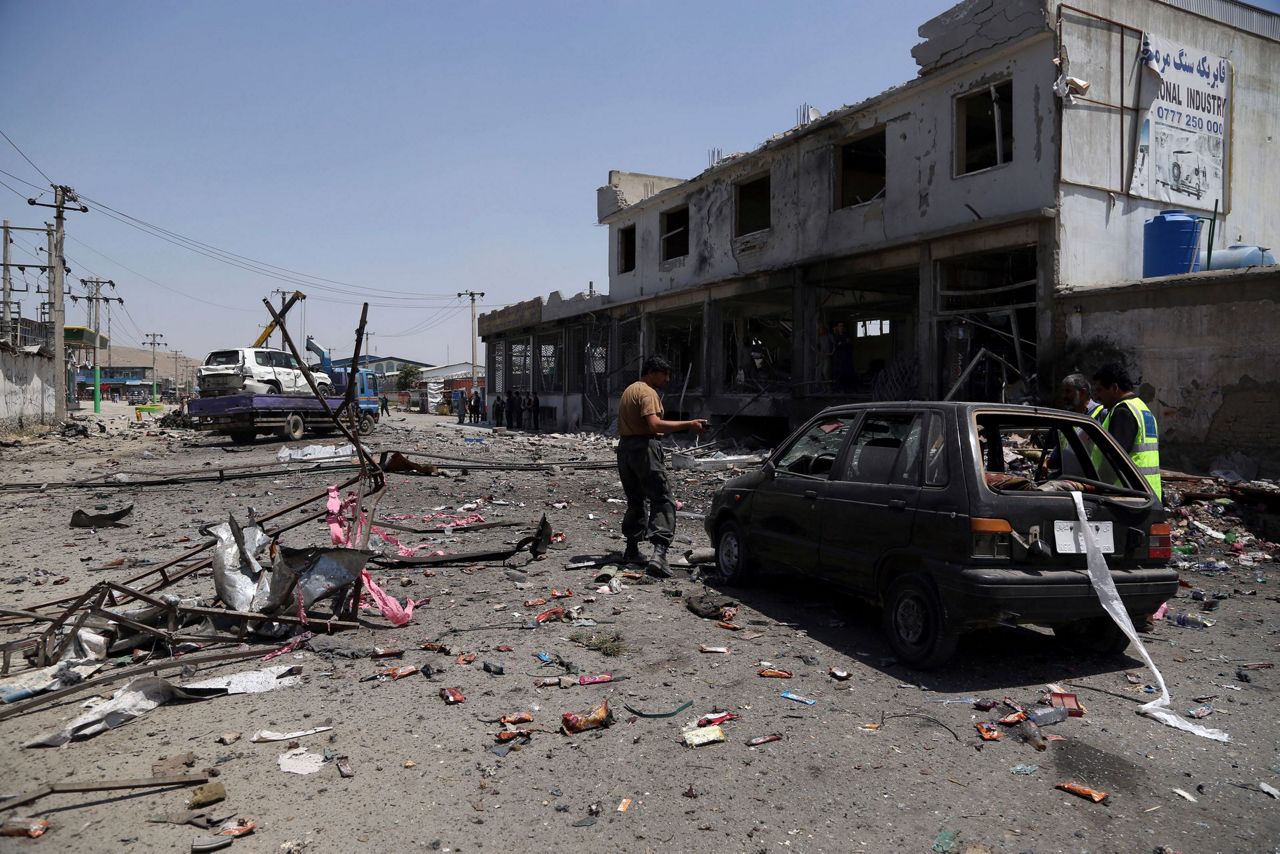 Explosion in Afghan capital targets bus; 1 dead, 4 hurt