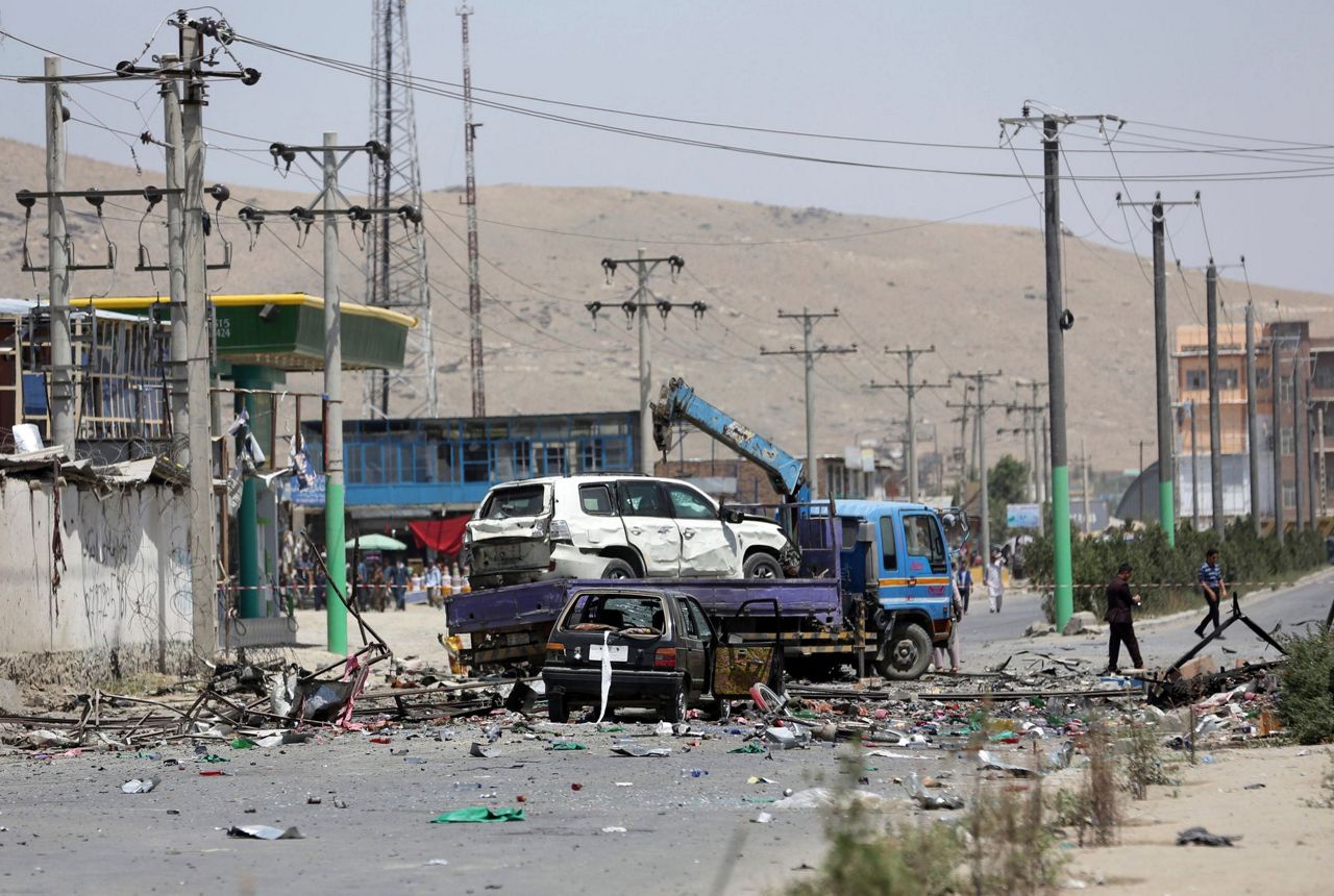 Explosion in Afghan capital targets bus; 1 dead, 4 hurt