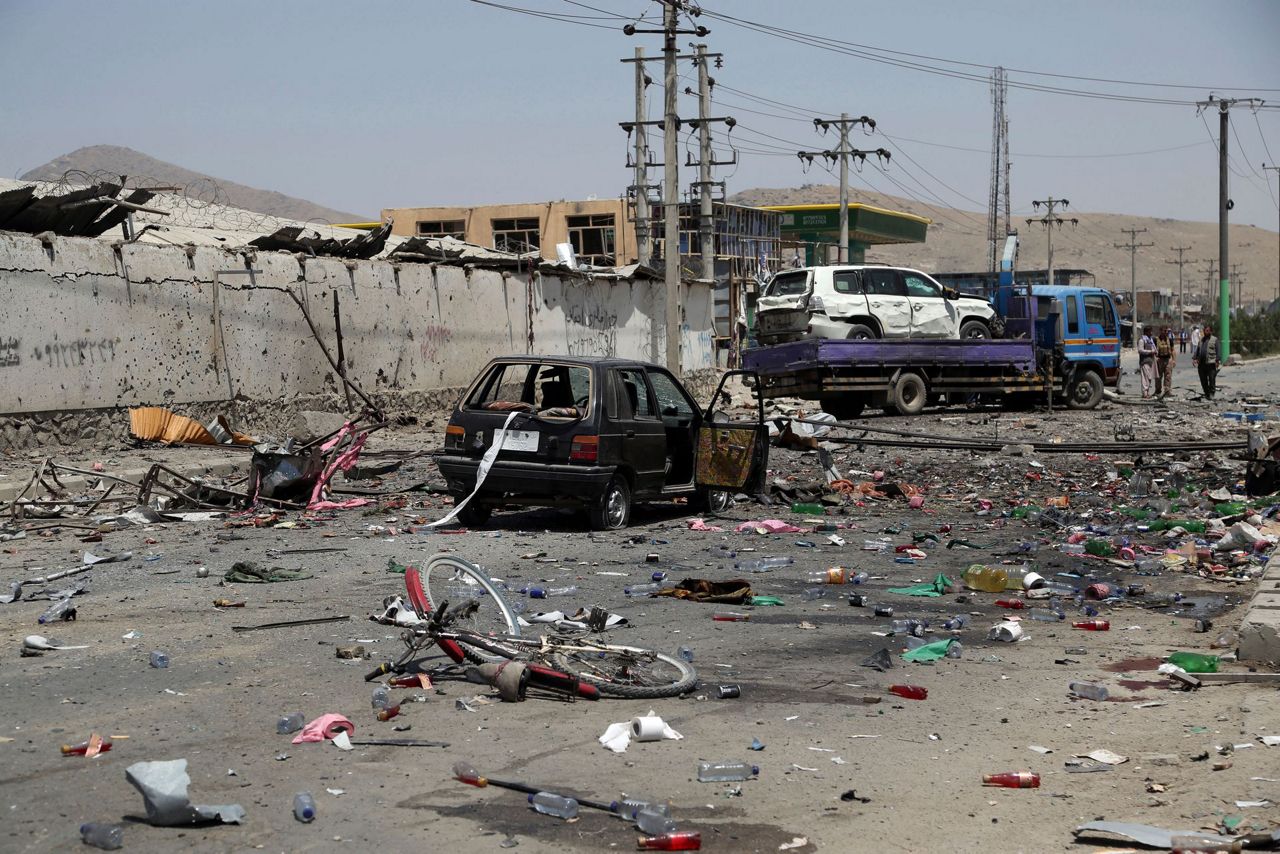 Explosion in Afghan capital targets bus; 1 dead, 4 hurt