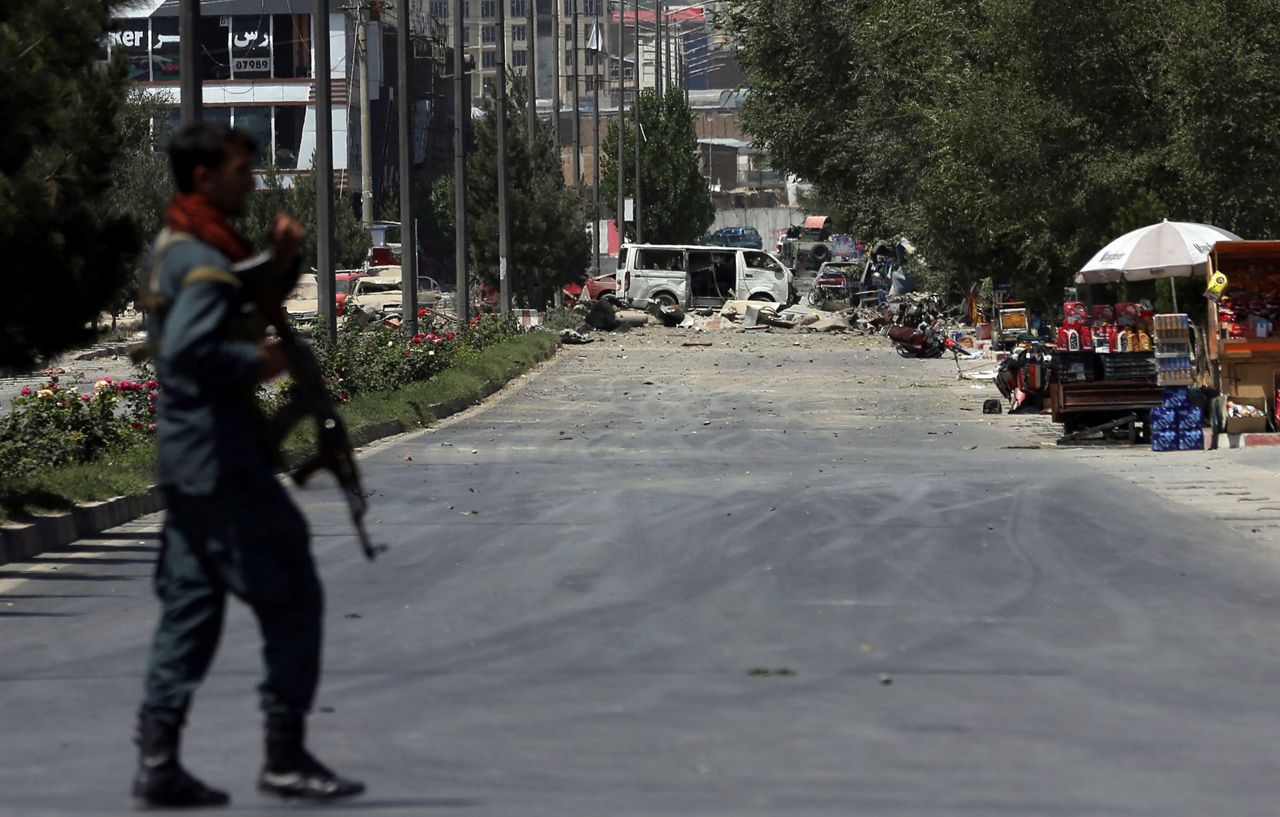 Powerful explosion rocks Afghan capital; smoke seen billowing from ...