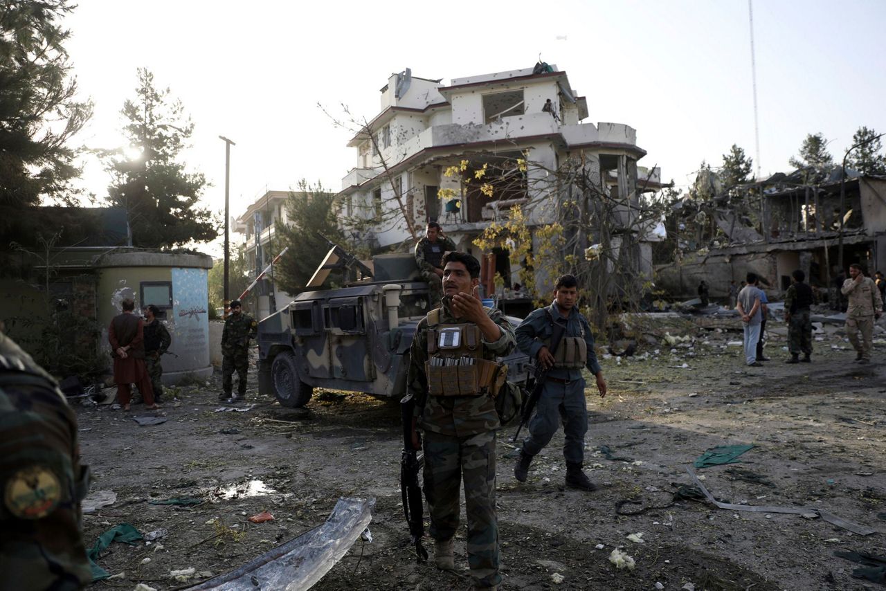 Powerful explosion in upscale neighborhood of Afghan capital
