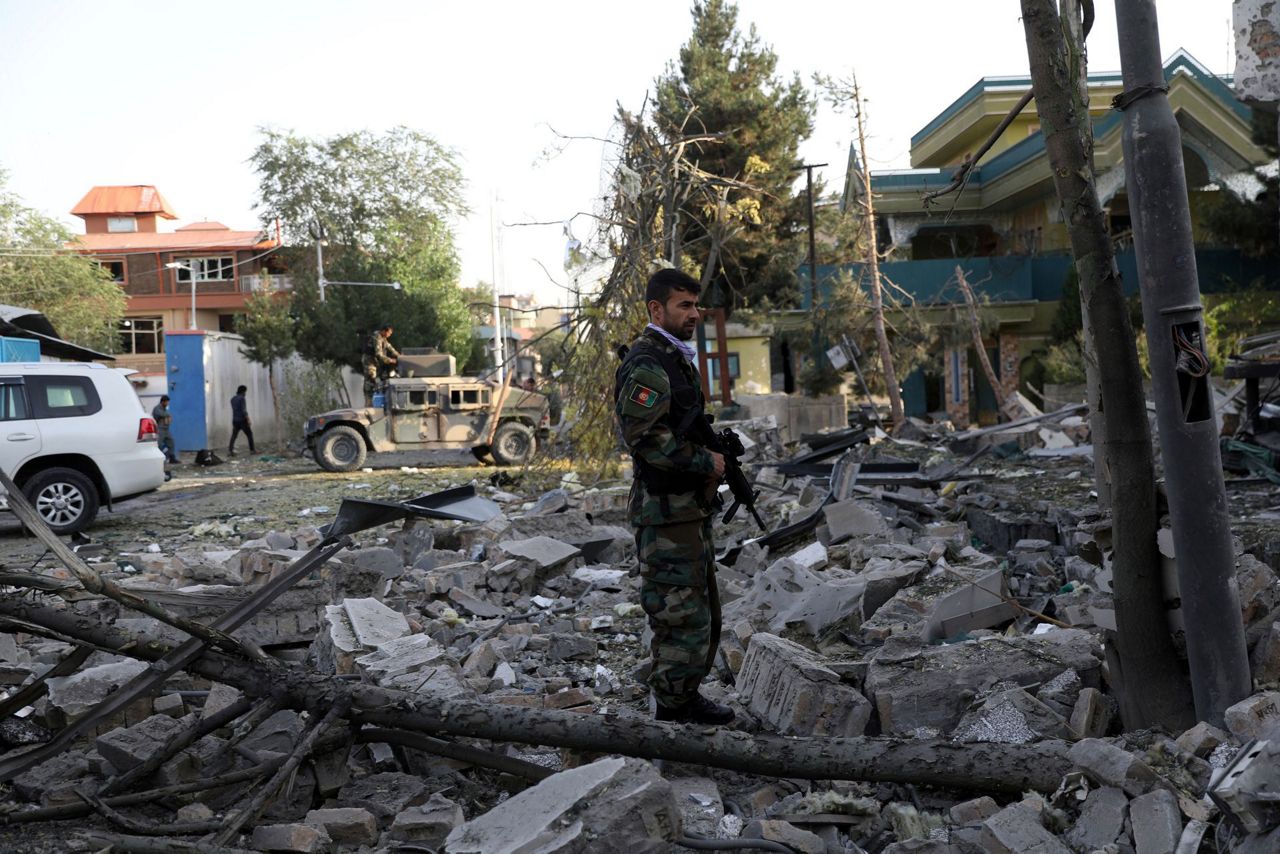 Powerful explosion in upscale neighborhood of Afghan capital