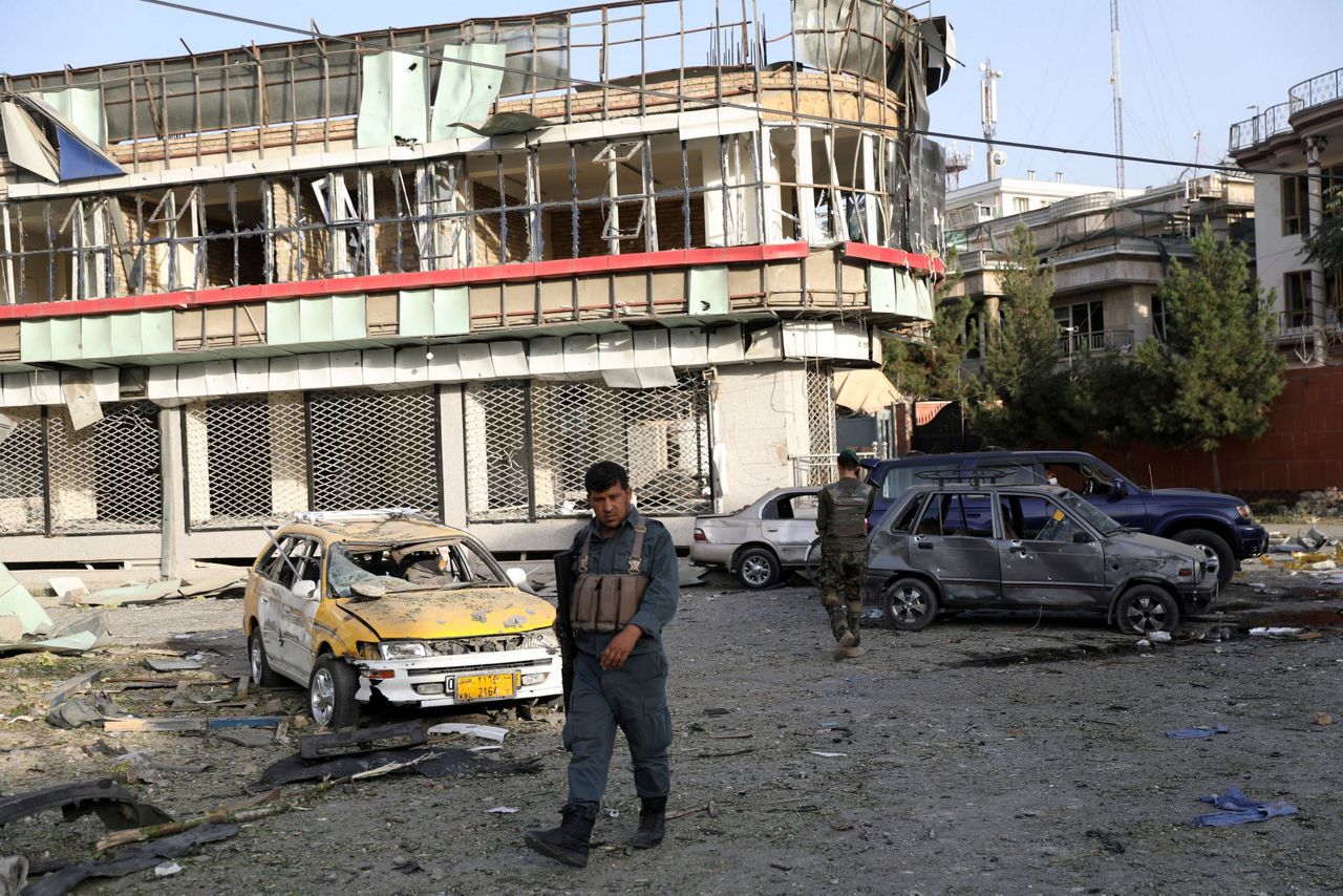 Powerful explosion in upscale neighborhood of Afghan capital