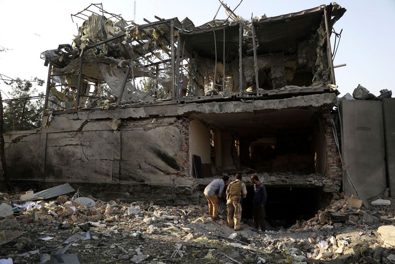 Powerful explosion in upscale neighborhood of Afghan capital