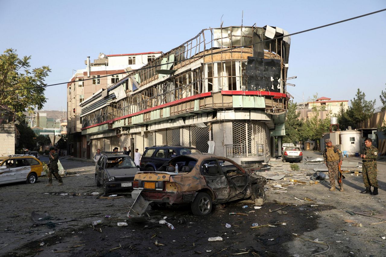 Powerful explosion in upscale neighborhood of Afghan capital